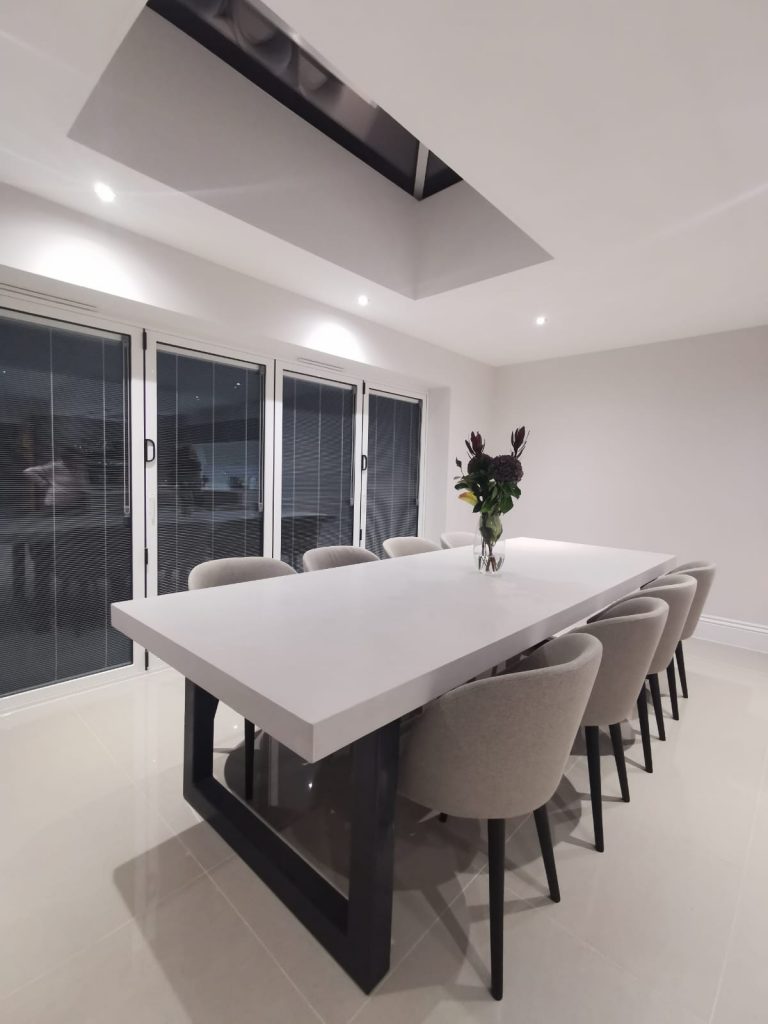 Concrete Rectangle Dining Tables - Daniel Polished Concrete Tables