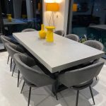 Rectangle Concrete Dining Table | Dining Table With Concrete Top