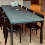 Rectangle Concrete Dining Table | Dining Table With Concrete Top