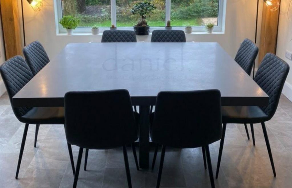 Square Dining Tables | Concrete Square Dining Table