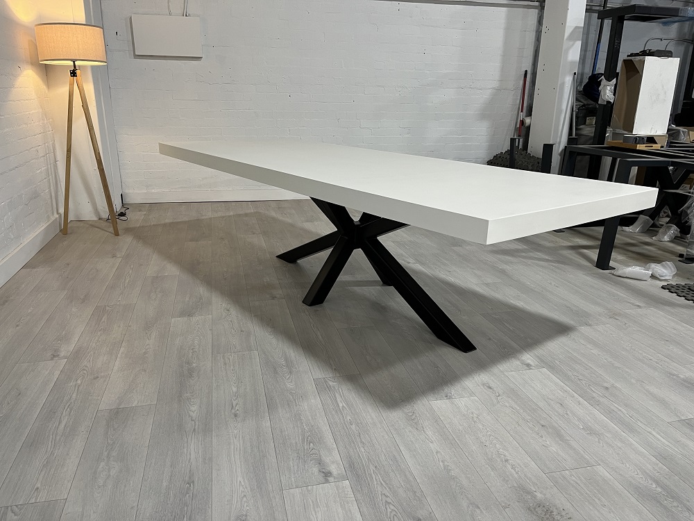 Large white table on its way to Edinburgh... - Daniel Polished Concrete ...